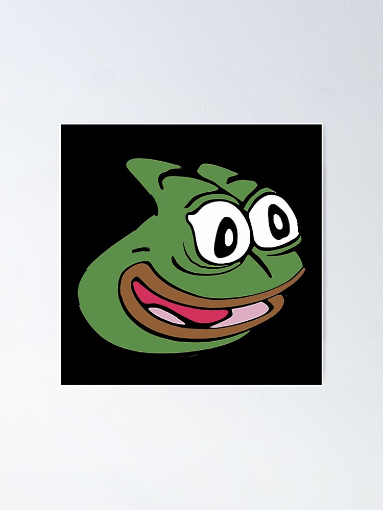 "pepe laugh" Poster for Sale by arthy11 | Redbubble