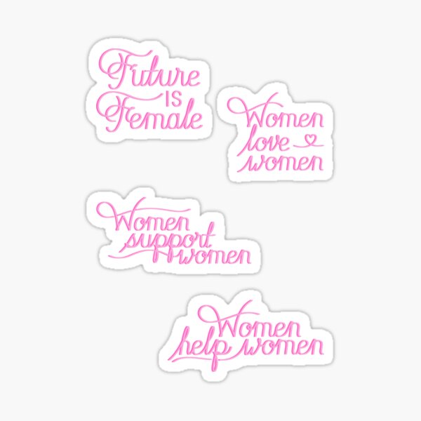 "Feminist Stickers (Pack)" Sticker for Sale by rahimahtj | Redbubble