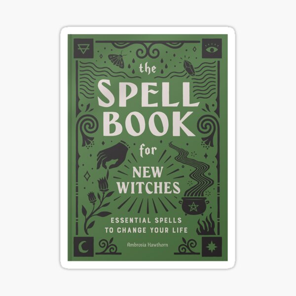"Book Of Spell" Sticker by ozumdesigns | Redbubble