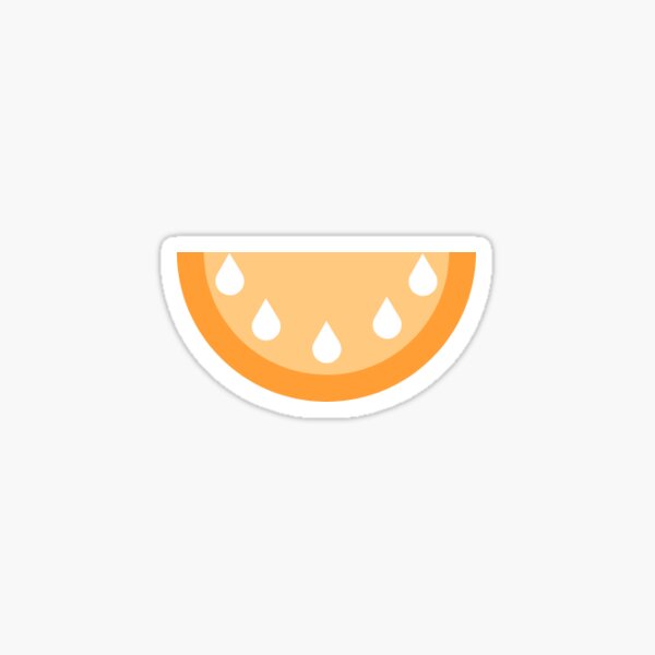 "Orange " Sticker for Sale by SunFruits | Redbubble