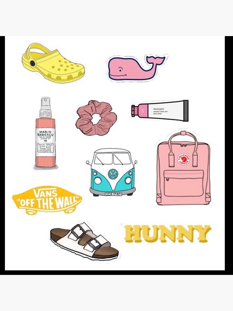 "Vsco sticker pack" Sticker by Peachdesignsss | Redbubble