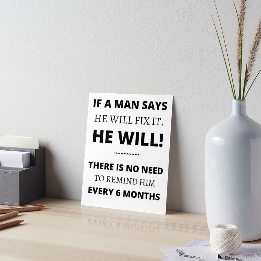 "Hilarious funny quotes for men" Art Board Print by TextyQuotes | Redbubble
