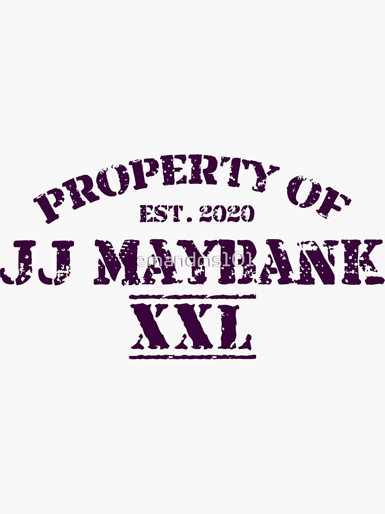 "JJ Maybank" Sticker for Sale by emandms101 | Redbubble