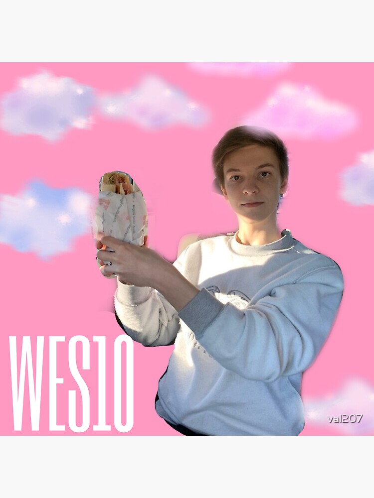 "cloudy wes10" Sticker by val207 | Redbubble