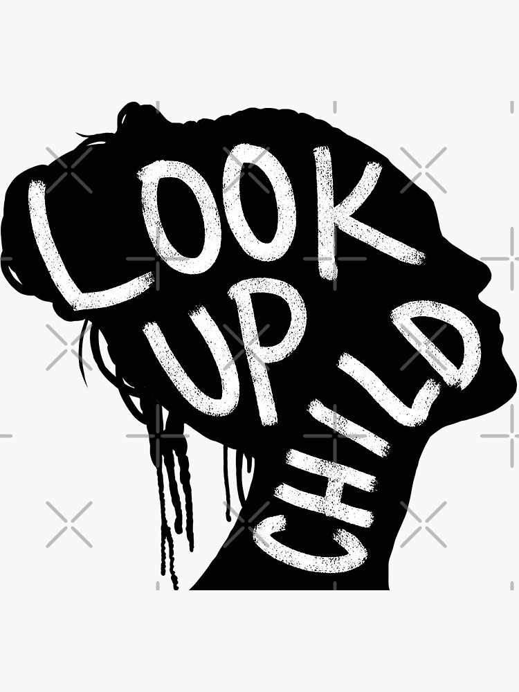 "Look Up Child" Sticker for Sale by ColorfulAsh | Redbubble