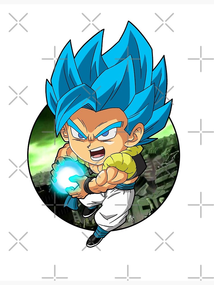 "Gogeta Chibi" Art Print by drawdude77 | Redbubble