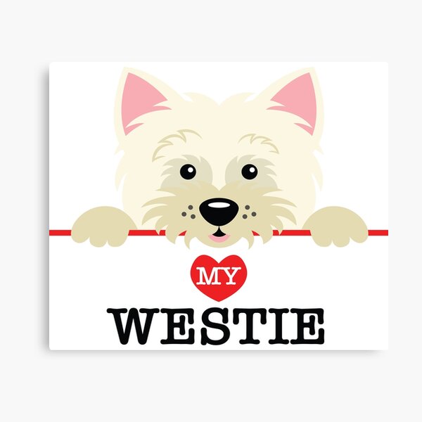 Westie Canvas Prints | Redbubble