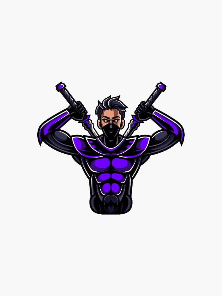 Sticker « Ninja violet », par Sab1an0 | Redbubble