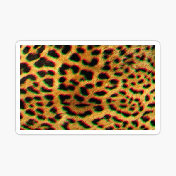 "Cheetah Print Sticker " Sticker for Sale by Sabbaht | Redbubble