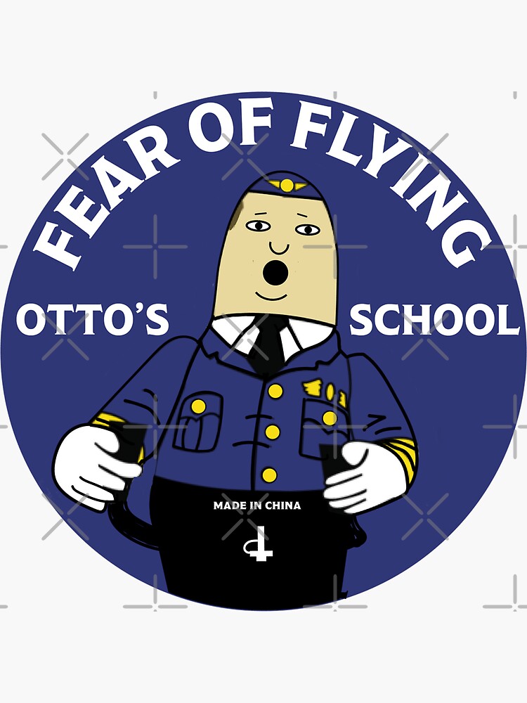 " Otto Pilot - Pilot t shirt - Fear Of Flying shirt - Flying School ...