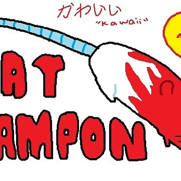 "rat tampon" Pin for Sale by Casper Cantaloupe | Redbubble