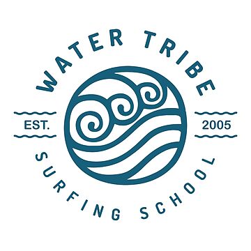 "Water Tribe Surf School Logo" Poster for Sale by spacesmuggler | Redbubble