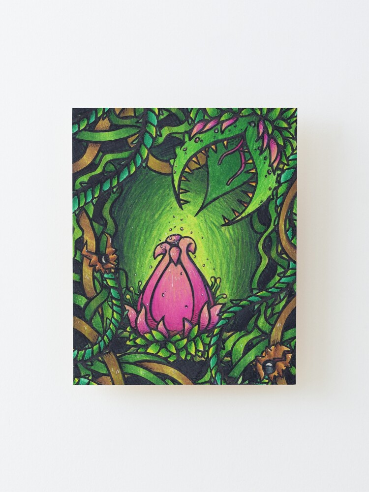 "Terraria- Plantera" Mounted Print for Sale by Bettypico | Redbubble