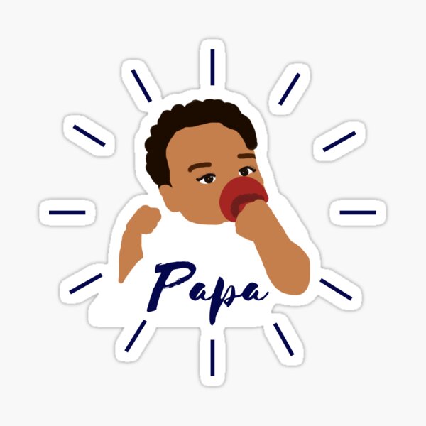 "papi art " Sticker by mkelley11 | Redbubble