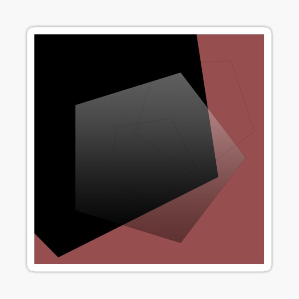 "Geometry 1 - Polygons" Sticker for Sale by tamajr | Redbubble