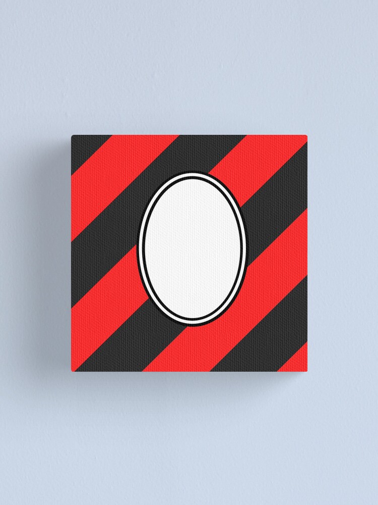 "Milano Rossoneri - Football Design by stadiamap" Canvas Print by ...