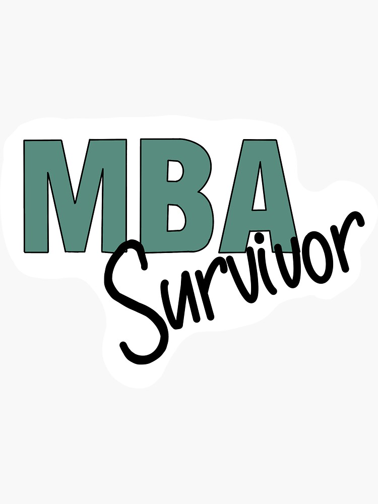 "MBA sticker" Sticker by brookelt6 | Redbubble
