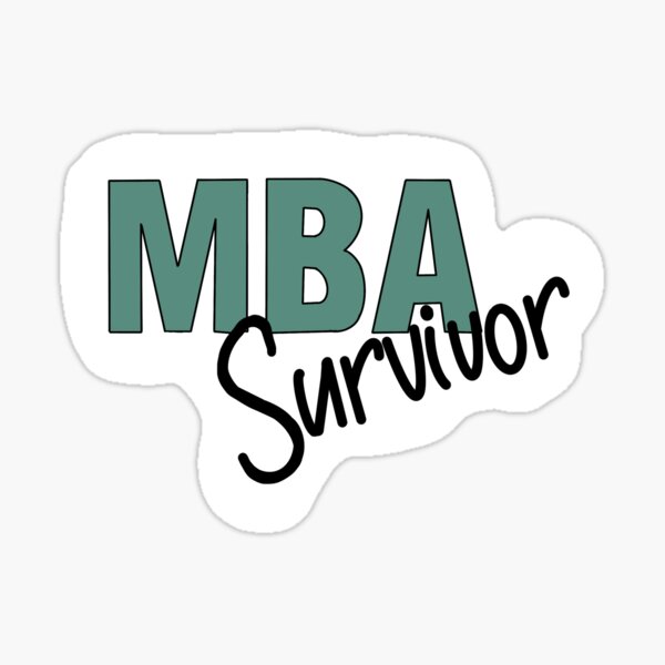 "MBA sticker" Sticker by brookelt6 | Redbubble