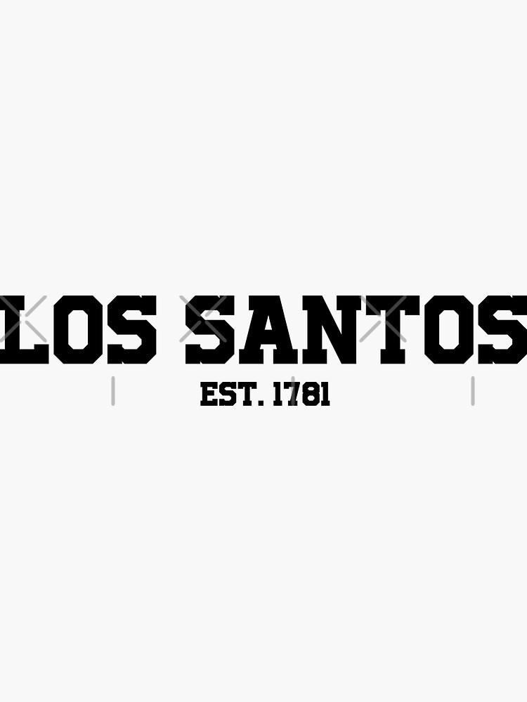 "Los Santos - GTA V" Sticker for Sale by GamingEssence | Redbubble