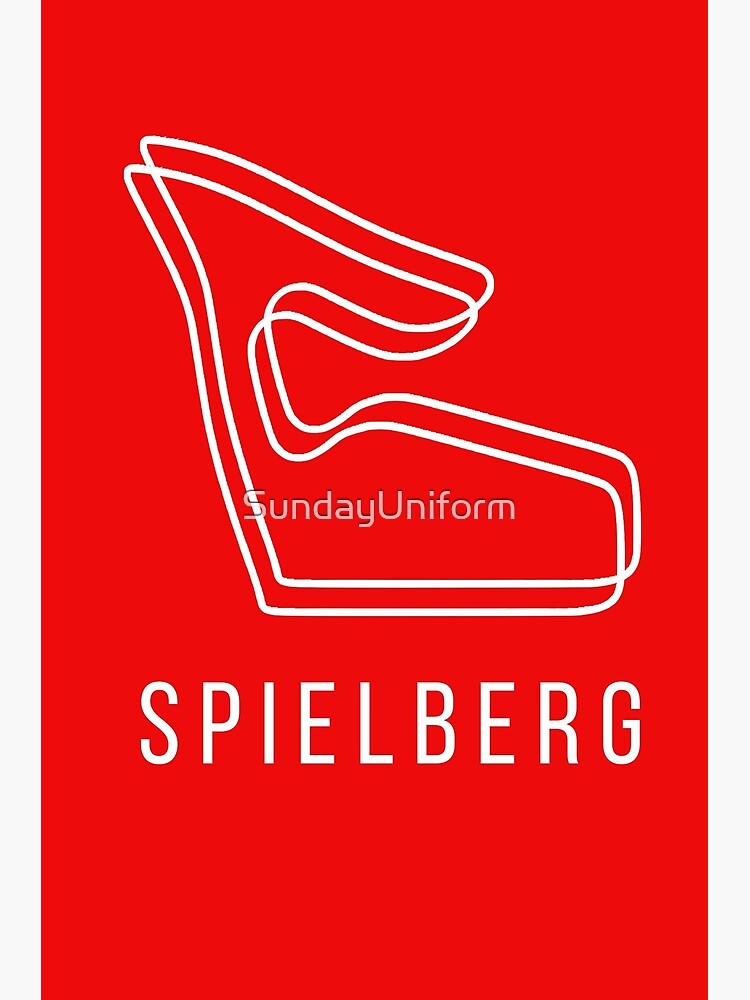 "Spielberg Track Layout" Poster for Sale by SundayUniform | Redbubble