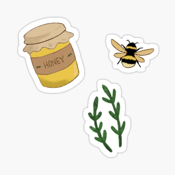 "Honey Sticker Pack" Sticker by isaflora | Redbubble
