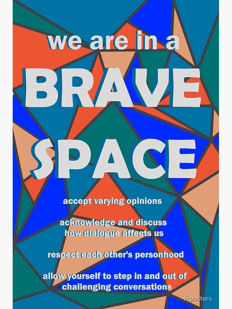 "Brave Space Classroom Poster " Canvas Print for Sale by litposters ...