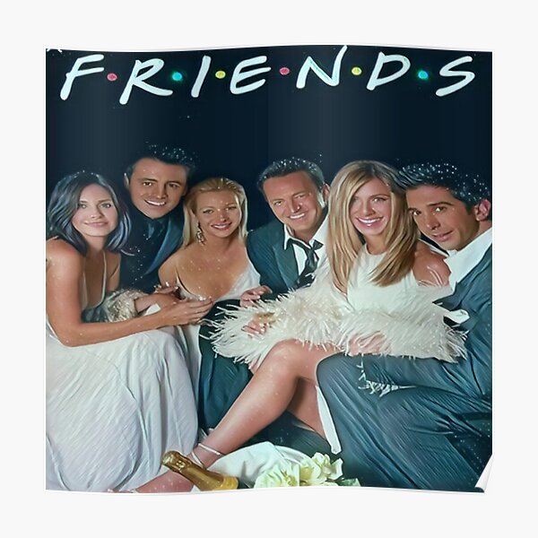 "F.R.I.E.N.D.S" Poster for Sale by Emaan148 | Redbubble