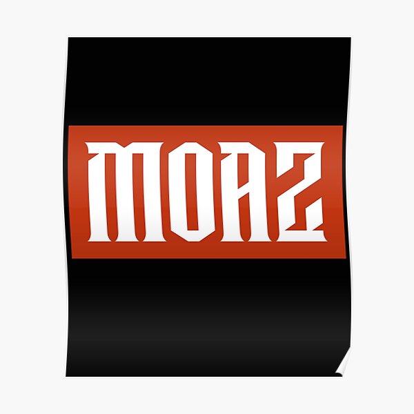 "MOAZ Damaged Logo" Poster by MOAZTees | Redbubble