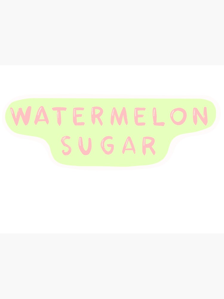 "Harry Styles Watermelon Sugar Sticker" Sticker for Sale by ...
