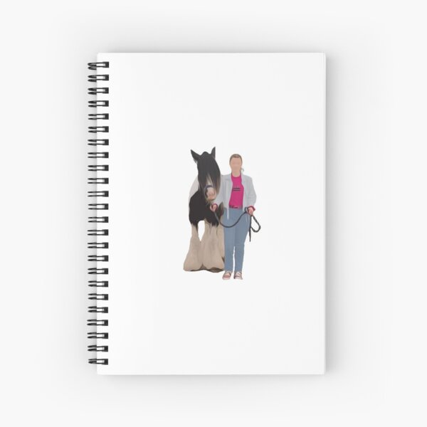 "Bob and Becky from Free Rein" Spiral Notebook for Sale by McArt2 ...