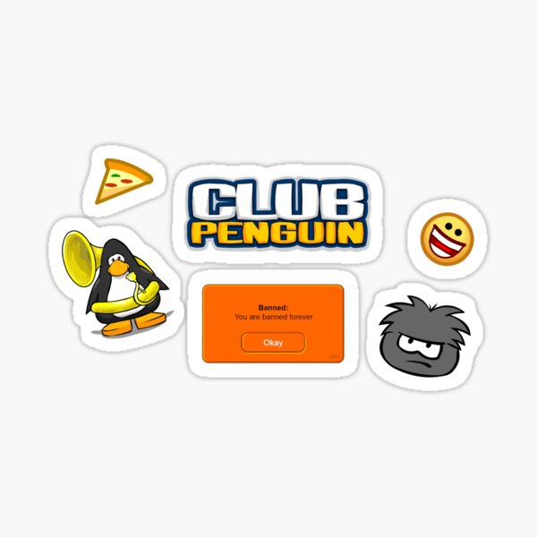 "Club Penguin Sticker Pack" Sticker for Sale by gimlitiki | Redbubble
