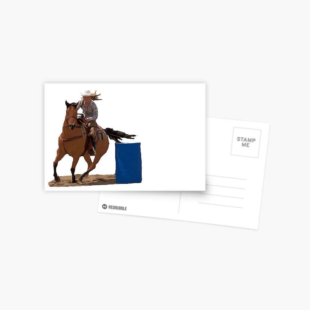 "Amy Fleming Barrel Racing" Sticker for Sale by McArt2 | Redbubble