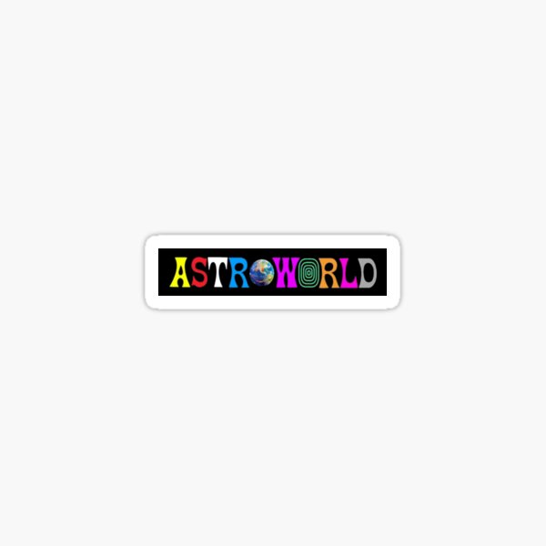"astroworld logo" Sticker for Sale by zoehann | Redbubble
