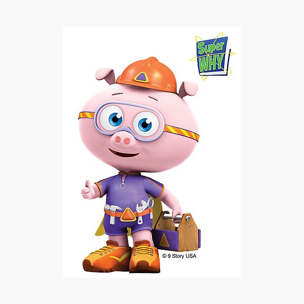 "Super WHY! Alpha Pig" Photographic Print for Sale by superwhy | Redbubble