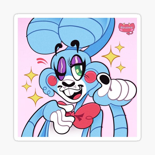 "Toy Bonnie Icon." Sticker by pupwai | Redbubble