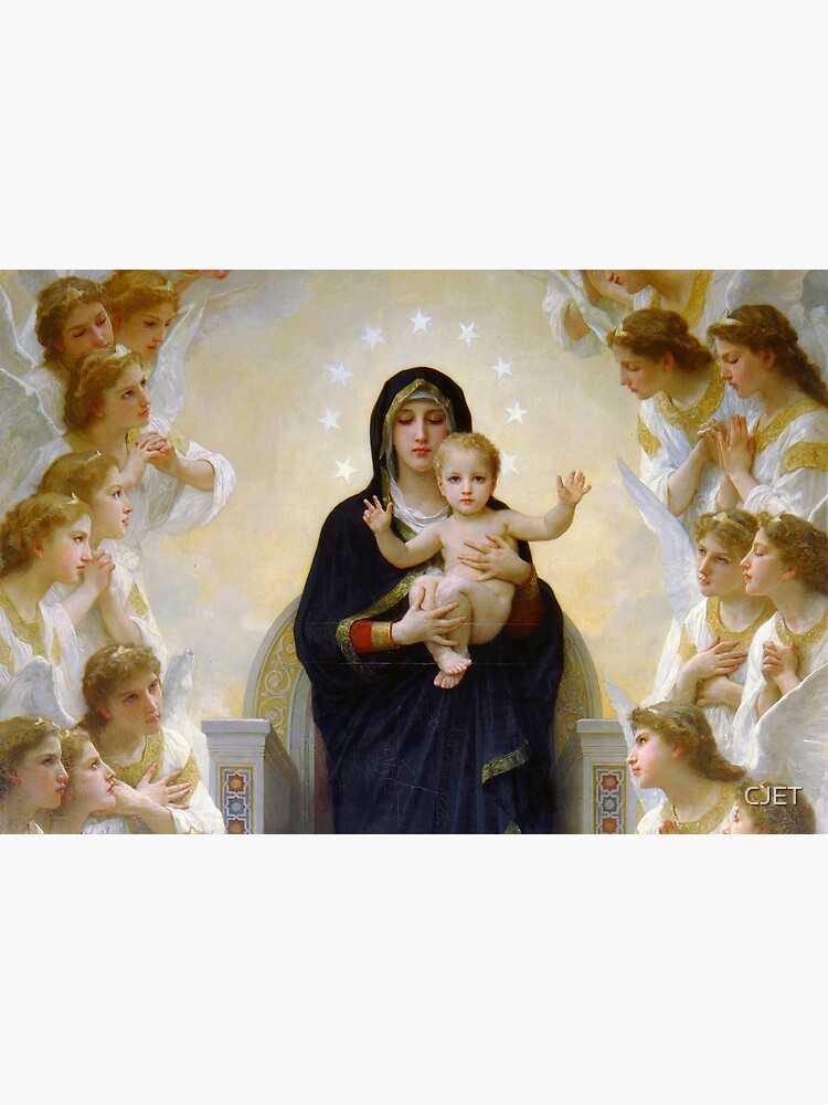 "The Virgin with Angels - William Adolphe Bouguereau - 1900" Journal ...