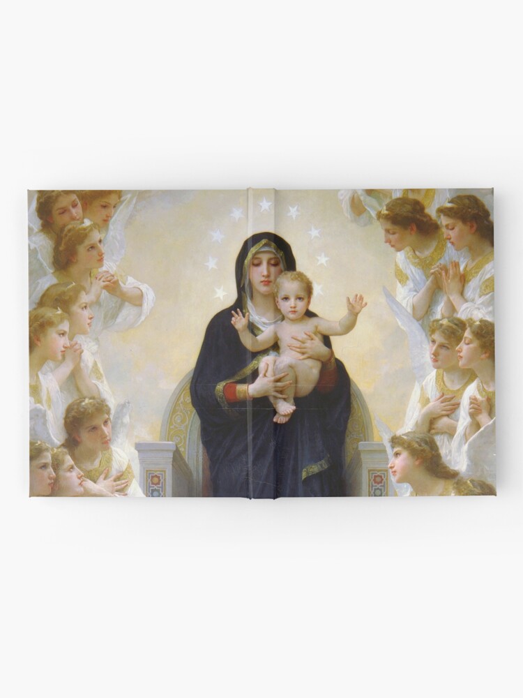 "The Virgin with Angels - William Adolphe Bouguereau - 1900" Hardcover ...