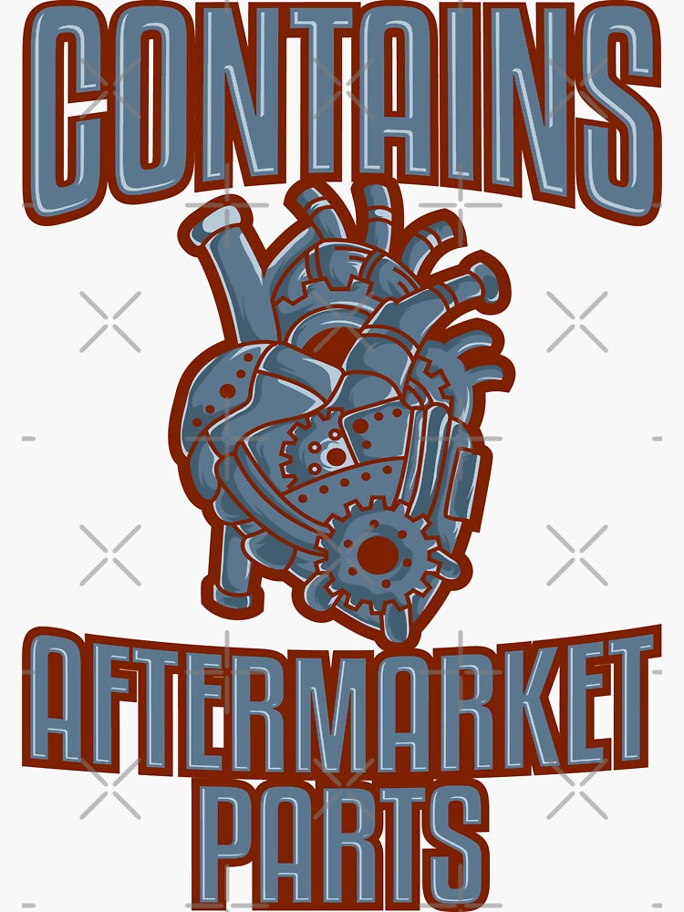 "Anatomical Pacemaker Heart Awareness Surgery Gift" Sticker by FY83 ...