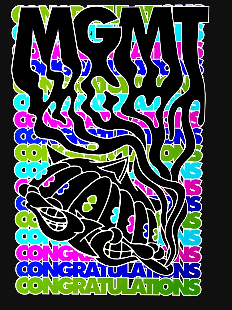 "Congratulations MGMT" Essential T-Shirt for Sale by no666 | Redbubble