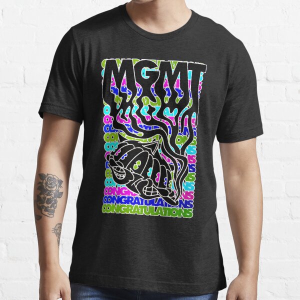 "Congratulations MGMT" Essential T-Shirt for Sale by no666 | Redbubble