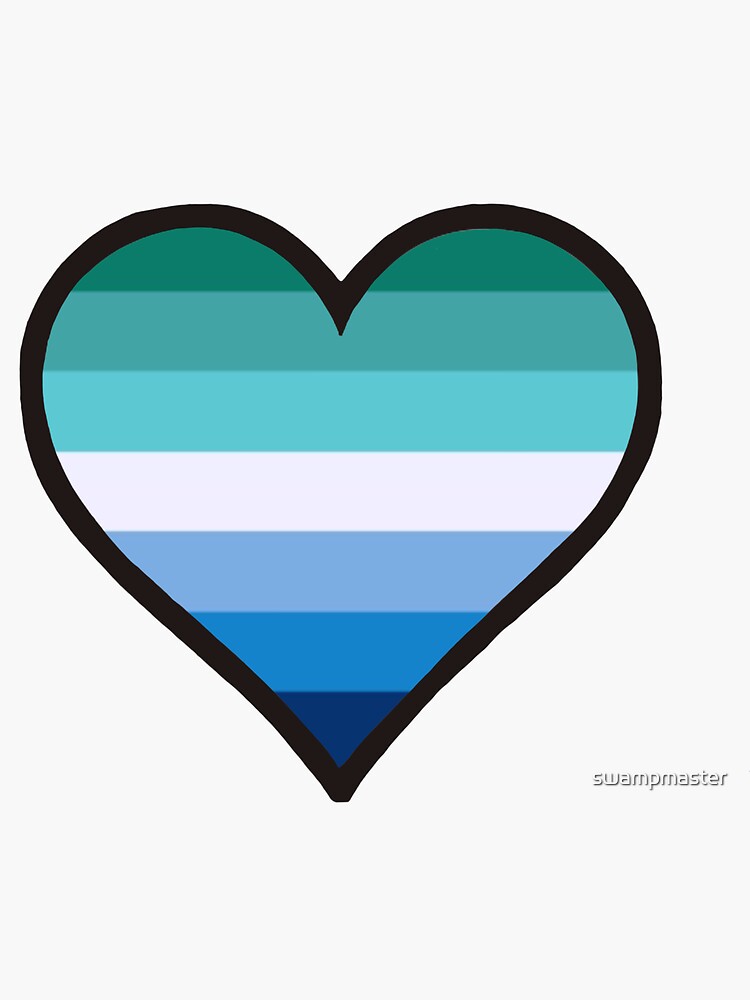"MLM pride flag heart" Sticker for Sale by swampmaster | Redbubble