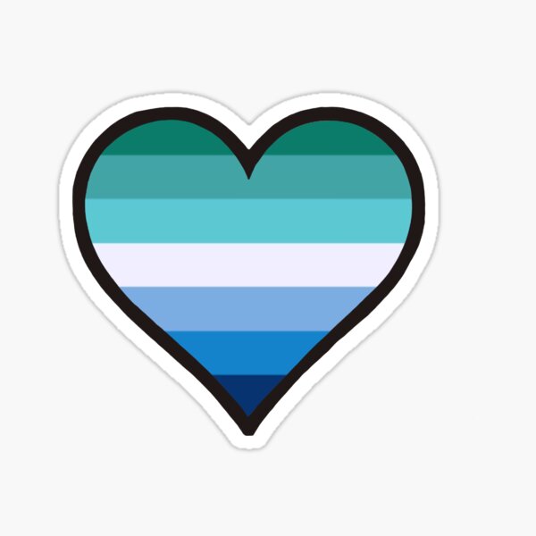 "MLM pride flag heart" Sticker for Sale by swampmaster | Redbubble