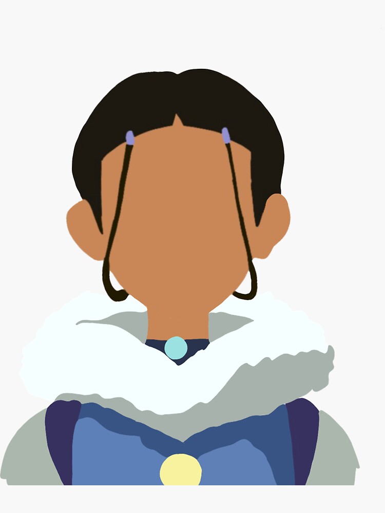 "avatar: katara" Sticker by artandadeline | Redbubble