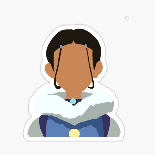 "avatar: katara" Sticker by artandadeline | Redbubble
