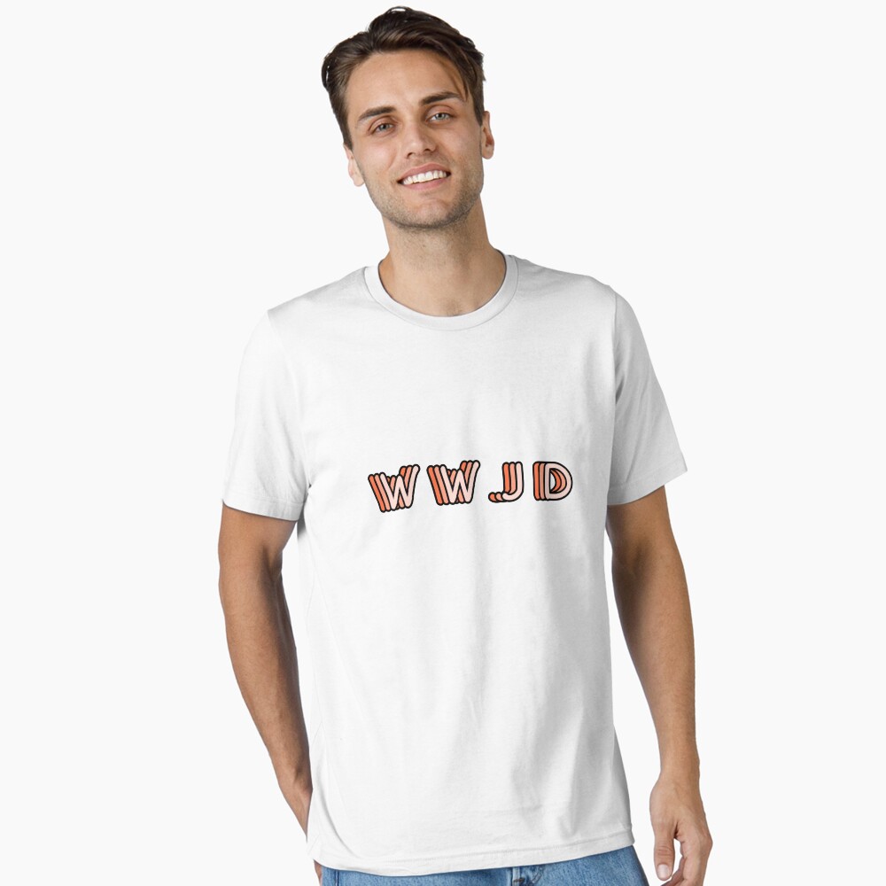 "WWJD" Sticker for Sale by katelynstum | Redbubble