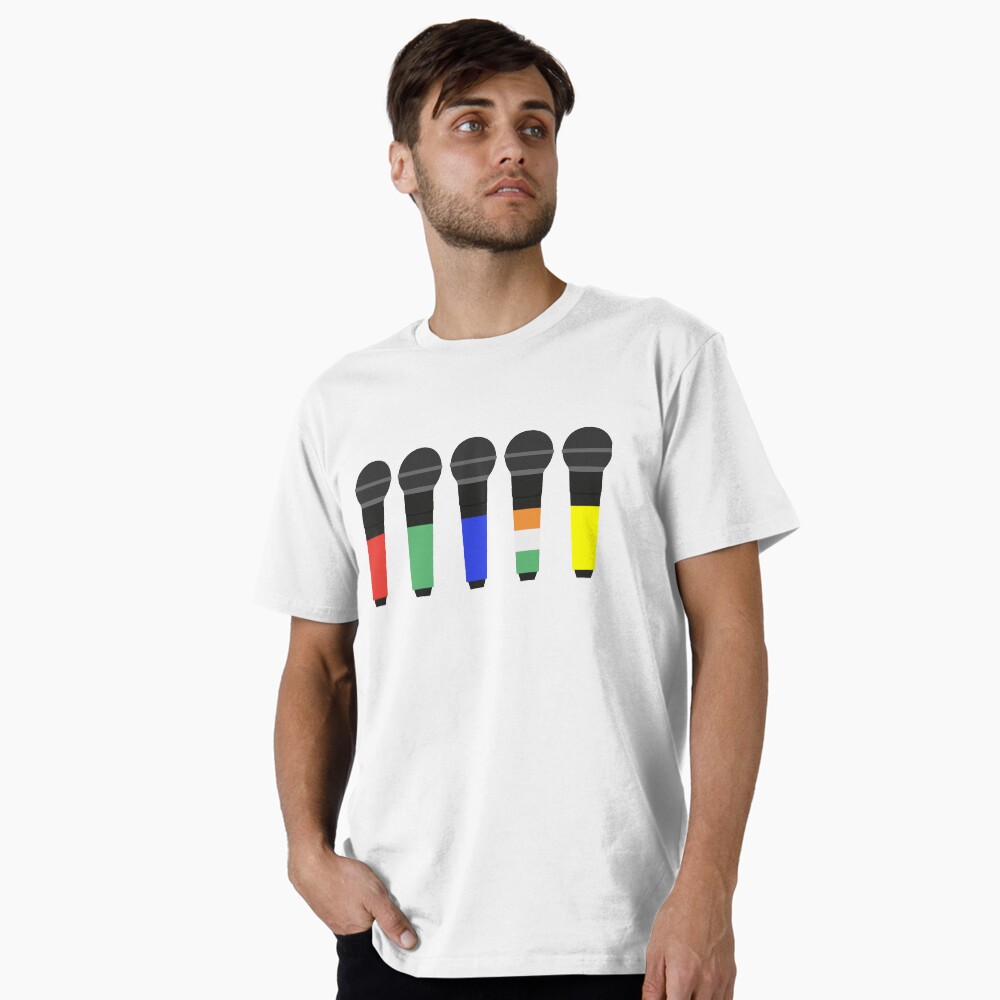 "one direction microphone colors" Sticker for Sale by disneysminnie ...