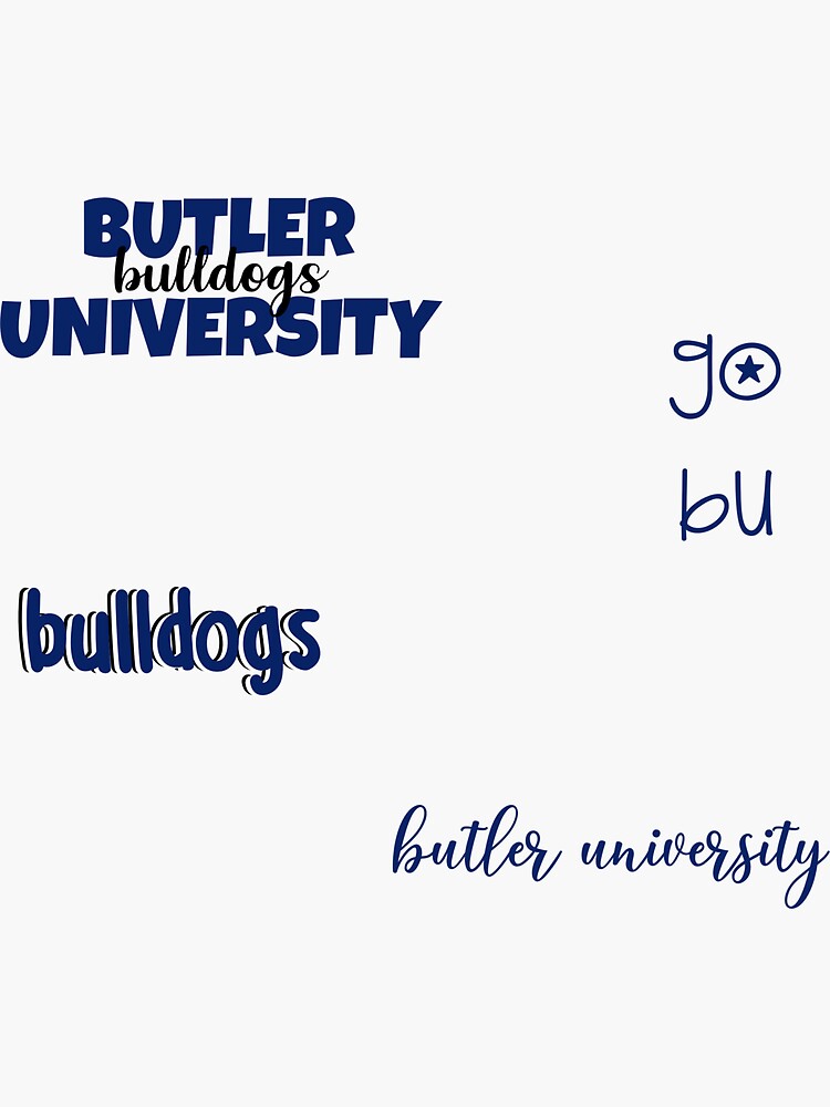 "Butler University sticker pack" Sticker for Sale by trendydesigns7 ...