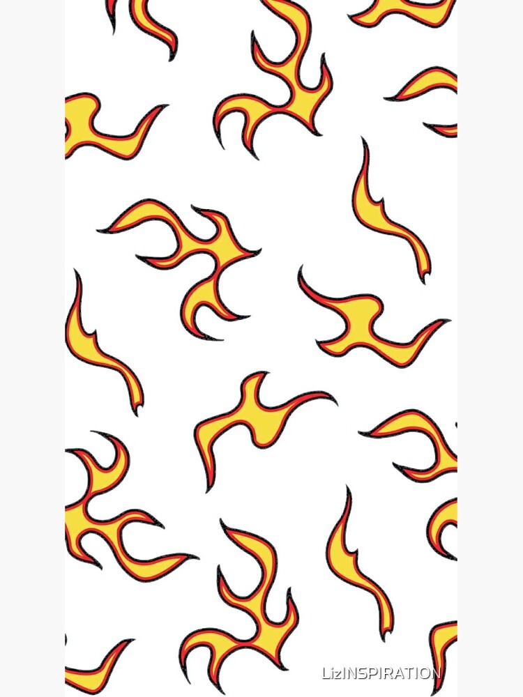 "Golf Wang Flames" Sticker for Sale by LizINSPIRATION | Redbubble