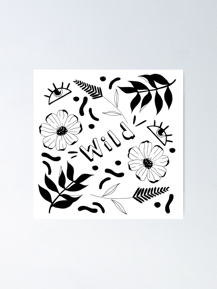 "wild ink art" Poster by Domiilustra | Redbubble