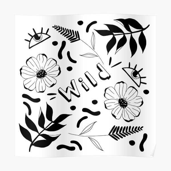 "wild ink art" Poster by Domiilustra | Redbubble
